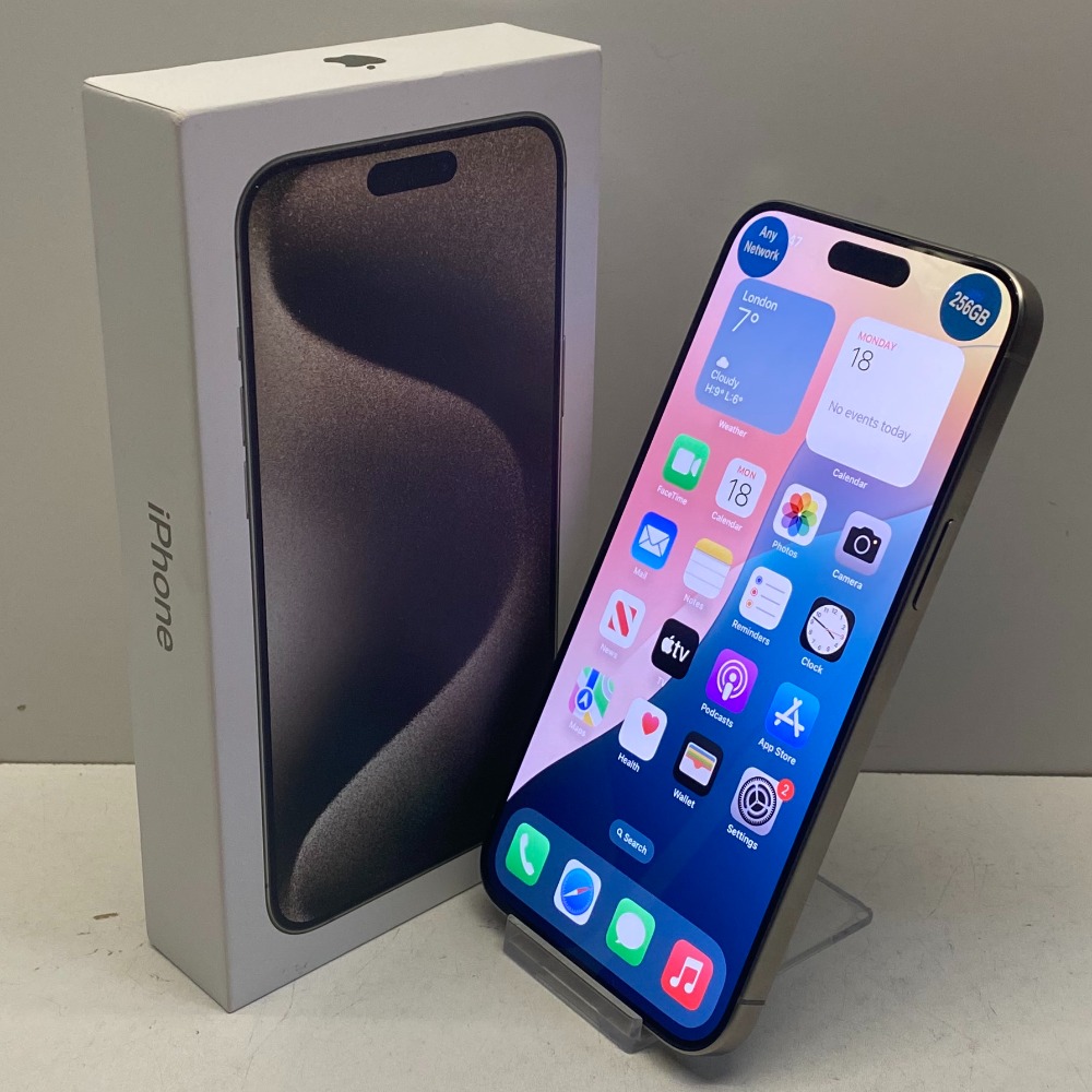Pre-owned Apple iPhone 15 Pro Max Unlocked Model A3106 256GB in Natural ...